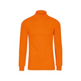 TRIGEMA Rollkragenshirt »Langarm Ski- und Sport-Rollkragenpullover« 1 Stk. leuchtorange 152 152 100% Baumwolle