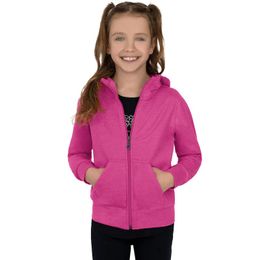 TRIGEMA Sweatjacke &raquo;Kapuzenjacke&laquo; 1 Stk. hibiskusbl&uuml;te-melange 152 152 Leichte Sweat-Qualit&auml;t