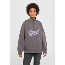 Bench Sweatshirt "Andreera" in Anthrazit - 73% | Gr&ouml;&szlig;e 40 | Damen-sweatshirts-jacken