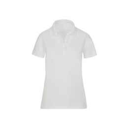 TRIGEMA Poloshirt &raquo;Poloshirt aus Baumwolle&laquo; 1 Stk. weiss XS XS Piqu&eacute; Qualit&auml;t