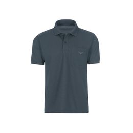 TRIGEMA Poloshirt »Polohemd mit Brusttasche« 1 Stk. anthrazit 3XL 3XL DELUXE-Piqué-Qualität