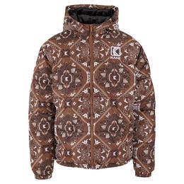 Karl Kani Winterjacke &raquo;Herren KM233-037-2 KK OG Paisley Puffer Jacket&laquo; 1 Stk. tlg. mit Kapuze brown M M ULTIMATIVER K&Auml;LTESCHUTZ: Speziell...