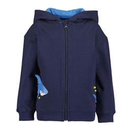 Blue Seven Sweatjacke &raquo;Sweatjacke mit Kapuze&laquo; 5640 - ULTRAMARIN 116 116 Das Sweatshirt ist ideal f&uuml;r Freizeit, Schule, Kindergarten und...
