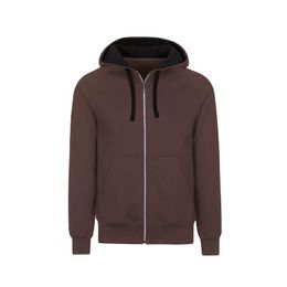 TRIGEMA Sweatjacke &raquo;Sweatjacke mit Kapuze&laquo; 1 Stk. mocca XL XL Sweat-Qualit&auml;t, innen angeraut