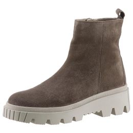 Gabor Stiefelette taupe 36 36 Schlupfboots mit praktischem Innnenrei&szlig;verschluss