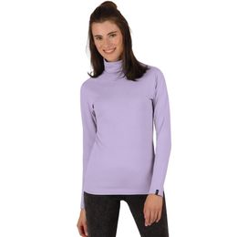 TRIGEMA Rollkragenshirt &raquo;Rollkragenshirt&laquo; 1 Stk. flieder M M Elastischer Feinripp