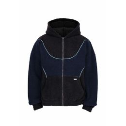 Dropsize Herren Sweatjacke &raquo; WAVY TEDDY ZIP HOODIE&laquo; XS
