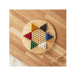 The Concept Factory Chinesisches Damespiel in Beige/ Bunt - Ø 29,5 cm - 42% | Gesellschaftsspiele
