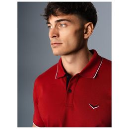 TRIGEMA Poloshirt »Slim Fit Polohemd«, 1 Stk. rubin XL XL 100 % Baumwolle, Ringgarn supergekämmt
