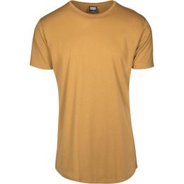 Urban Classics Kurzarmshirt &raquo;Herren Shaped Long Tee&laquo; 1 Stk. nut XL XL KLARES DESIGN: Minimalistisch und vielseitig kombinierbar