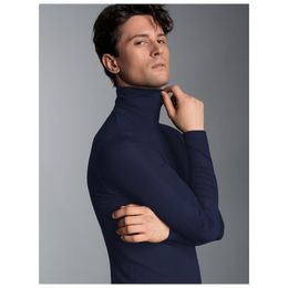 TRIGEMA Herren Rollkragenshirt &raquo;TRIGEMA Rollkragen-Shirt aus elastischer Viskose&laquo; 1 Stk. blau XL