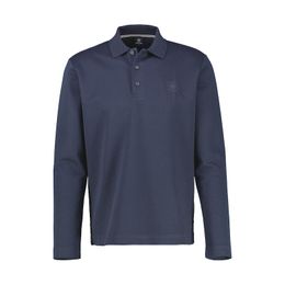 Lerros Langarmshirt mit Polo-Kragen CLASSIC NAVY L L Poloshirt von Lerros