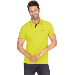 TRIGEMA Poloshirt &raquo;Slim Fit Polohemd&laquo; 1 Stk. powergreen M M 100 % Baumwolle, Ringgarn supergek&auml;mmt
