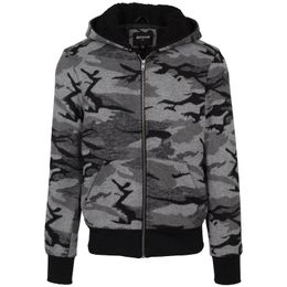 Urban Classics Damen Urban Classics Winterjacke &raquo; Herren Camo Zip Jacket&laquo; 1 Stk. tlg. mit Kapuze M