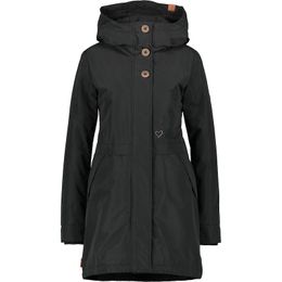 ALIFE & KICKIN Winterjacke &raquo;Damen HannaAK&laquo; moonless L L HannaAK, die lange, unifarbene Damenwinterjacke von alife and kickin