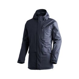 Maier Sports Winterjacke »Peyor long« warme Herren Regenjacke, wattierter Parka, wasserdicht + atmungsaktiv dunkelblau 54 54 Jacke in lockerem...