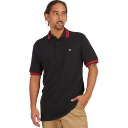 DC Shoes Poloshirt »Stoonbrooke« schwarz M M Stoff: Dicker Baumwollpique-Stoff