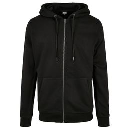 Urban Classics Sweatjacke &raquo;Herren Basic Terry Zip Hoody&laquo; 1 Stk. black XXL XXL L&Auml;SSIGE PASSFORM: Bequem zu tragen und einfach zu stylen
