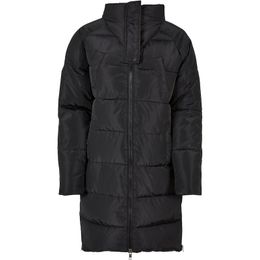 Urban Classics Winterjacke &raquo;Damen Ladies High Neck Puffer Coat&laquo; 1 Stk. tlg. ohne Kapuze black L L KLARES DESIGN: Minimalistisch und vielseitig...