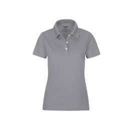 TRIGEMA Damen Poloshirt &raquo;TRIGEMA Poloshirt aus Baumwolle&laquo; 1 Stk. grau S