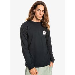Quiksilver Langarmshirt &raquo;Quiks Groove&laquo; Black XL XL Stoff: Baumwoll-Jersey-Stoff [160 g/m2]
