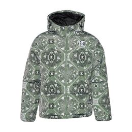 Karl Kani Winterjacke &raquo;Herren KM233-037-1 KK OG Paisley Puffer Jacket&laquo; 1 Stk. tlg. ohne Kapuze dusty green XXL XXL ULTIMATIVER K&Auml;LTESCHUTZ:...