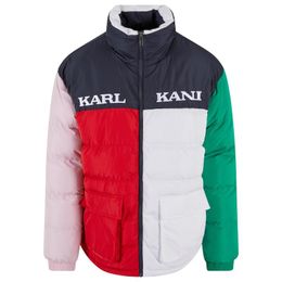Karl Kani Winterjacke &raquo;KM213-049-1 KK Retro Block Puffer Winterjacke&laquo; 1 Stk. tlg. ohne Kapuze multicolor XXL XXL Locker sitzende, regul&auml;re L&auml;nge...