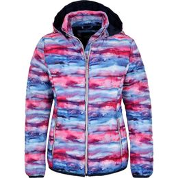 DEPROC Active Winterjacke &raquo;WILDCAT HILL Women&laquo; Steppjacke mit au&szlig;ergew&ouml;hnlichem Design rot 48 (XL) 48 (XL) Linea Primero Steppjacke WILDCAT HILL
