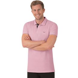 TRIGEMA Poloshirt »Slim Fit Polohemd«, 1 Stk. rosé M M 100 % Baumwolle, Ringgarn supergekämmt
