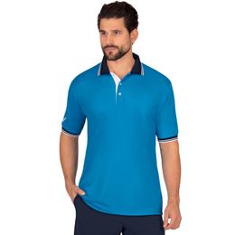 TRIGEMA Poloshirt &raquo;Poloshirt aus Coolmax Material&laquo; 1 Stk. aqua XXL XXL Reflektierende TRIGEMA-Schwinge auf der Brust