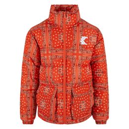 Karl Kani Winterjacke &raquo;Herren KM224-023-1 KK KK OG Paisley Puffer Jacket&laquo; 1 Stk. tlg. ohne Kapuze dark orange/white/black L L ULTIMATIVER...
