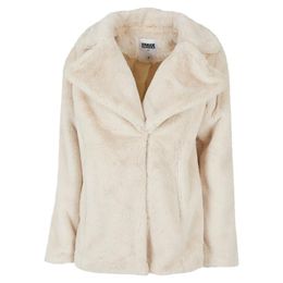 Urban Classics Winterjacke &raquo;Damen Ladies Lapel Teddy Jacket&laquo; 1 Stk. tlg. ohne Kapuze whitesand M M KLARES DESIGN: Minimalistisch und vielseitig...