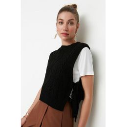 Trendyol Pullunder in Schwarz - 45% | Gr&ouml;&szlig;e M | Damen-pullover-cardigans