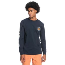 Quiksilver Langarmshirt »Tamer Animals« Navy Blazer S S Stoff: leichter Baumwoll-Jersey