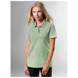 TRIGEMA Damen Poloshirt &raquo;TRIGEMA Poloshirt&laquo; 1 Stk. gr&uuml;n S
