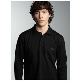 TRIGEMA Poloshirt »Poloshirt mit Brusttasche« 1 Stk. schwarz XL XL DELUXE-Piqué-Qualität