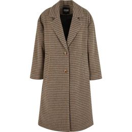 Urban Classics Damen Urban Classics Winterjacke &raquo; Ladies Oversized Plaid Coat&laquo; 1 Stk. tlg. ohne Kapuze 4XL