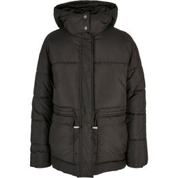 Urban Classics Damen Urban Classics Winterjacke &raquo; Damen Ladies Waisted Puffer Jacket&laquo; 1 Stk. tlg. mit Kapuze S