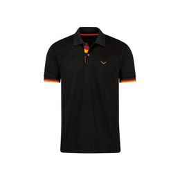 TRIGEMA Poloshirt »Deutschland Poloshirt«, 1 Stk. schwarz M M DELUXE-Piqué-Qualität