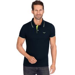 TRIGEMA Poloshirt »Slim Fit Polohemd«, 1 Stk. marine/bunt XL XL 100 % Baumwolle, Ringgarn supergekämmt
