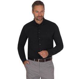 TRIGEMA Poloshirt »Business-Piqué-Hemd«, 1 Stk. schwarz L L DELUXE-Piqué-Qualität