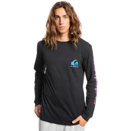 Quiksilver Langarmshirt &raquo;Omni Logo&laquo; Black XXL XXL Stoff: Baumwoll-Jersey-Stoff [160 g/m2]