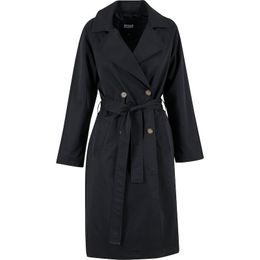 Urban Classics Winterjacke »Ladies Trenchcoat« 1 Stk. tlg. ohne Kapuze black L L Stylische Mäntel für kalte Tage und besondere Anlässe