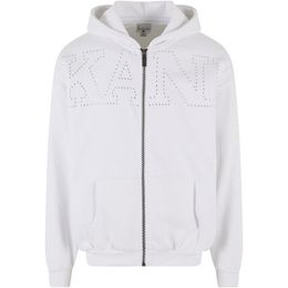Karl Kani Herren Sweatjacke &raquo; Herren KM234-014-1 KK Studded Retro OS Full Zip Hoodie&laquo; S