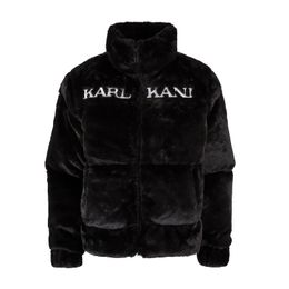 Karl Kani Winterjacke »Damen KW214-039-1 Retro Fake Fur Puffer Jacket black« 1 Stk. tlg. ohne Kapuze black S S ULTIMATIVER KÄLTESCHUTZ: Speziell...