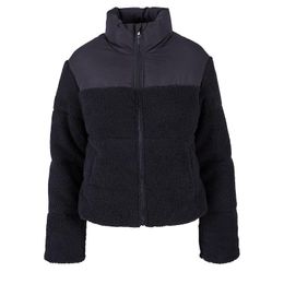 Urban Classics Winterjacke &raquo;Damen Ladies Short Sherpa Mix Puffer Jacket&laquo; 1 Stk. tlg. ohne Kapuze black/black S S KLARES DESIGN: Minimalistisch und...