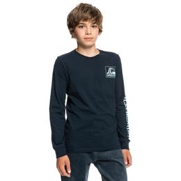 Quiksilver Langarmshirt »Seaquest« blau 16(165-172cm) 16(165-172cm) Stoff: leichter Baumwoll-Jersey [160 g/m2]