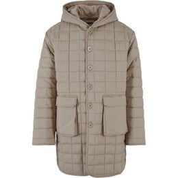 Urban Classics Winterjacke &raquo;Herren Polar Fleece Lined Parka&laquo; 1 Stk. tlg. mit Kapuze wetsand XXL XXL Warme Parkas f&uuml;r kaltes Wetter und Winter