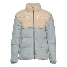 Karl Kani Winterjacke &raquo;Herren KM234-036-1 KK Retro Denim Teddy Puffer Jacket&laquo; 1 Stk. tlg. ohne Kapuze light dirty blue/cream XL XL ULTIMATIVER...