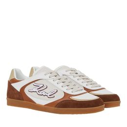 K by KARL LAGERFELD Karl Lagerfeld Low-Top Sneaker - Kandidate Signia Sneakers mit Stickerei - Gr. 37 (EU) - in Braun - f&uuml;r Damen